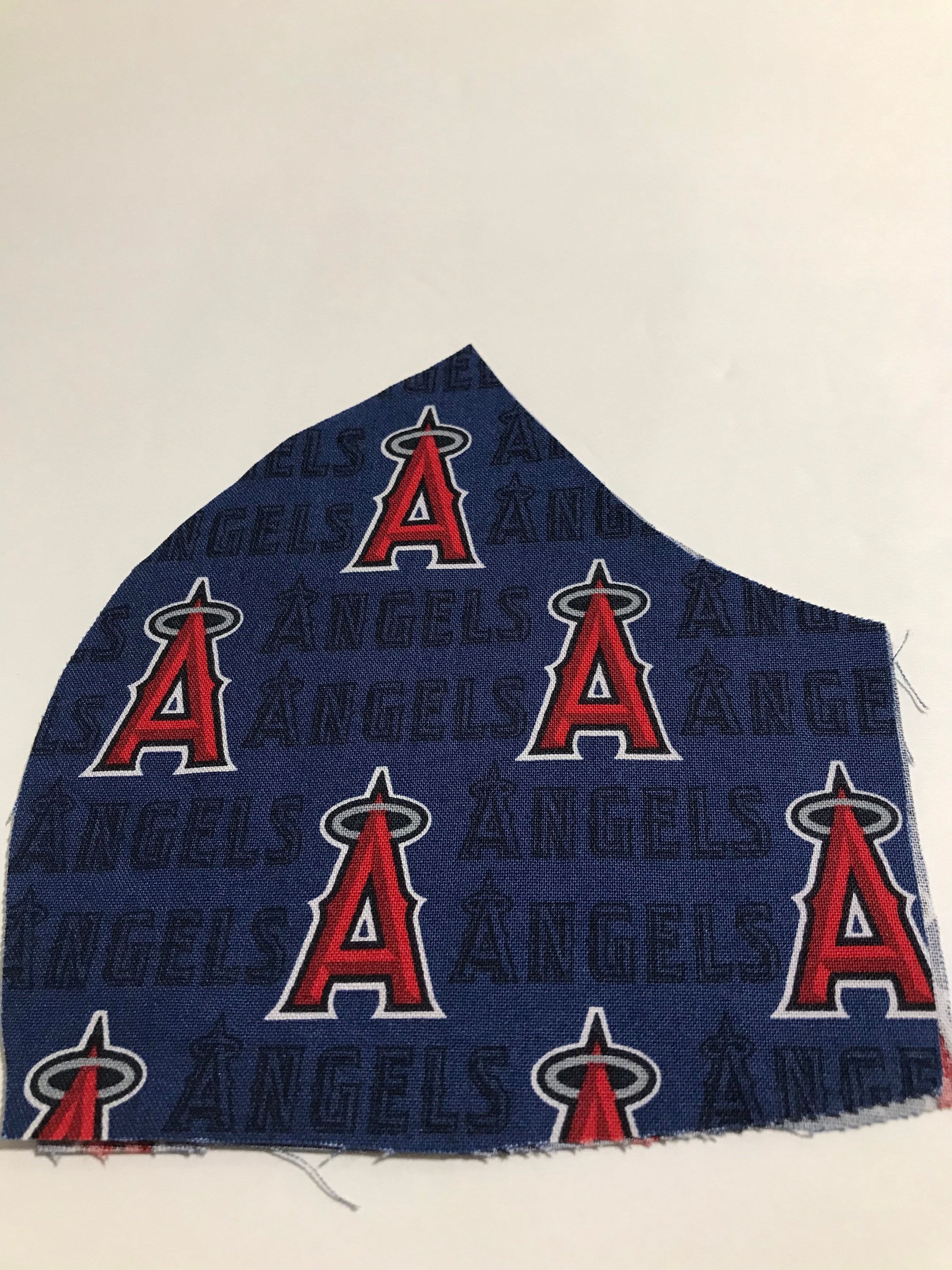 Los Angeles Angels MLB 3 Capa Máscara Reversible 100% algodón y bucles ...