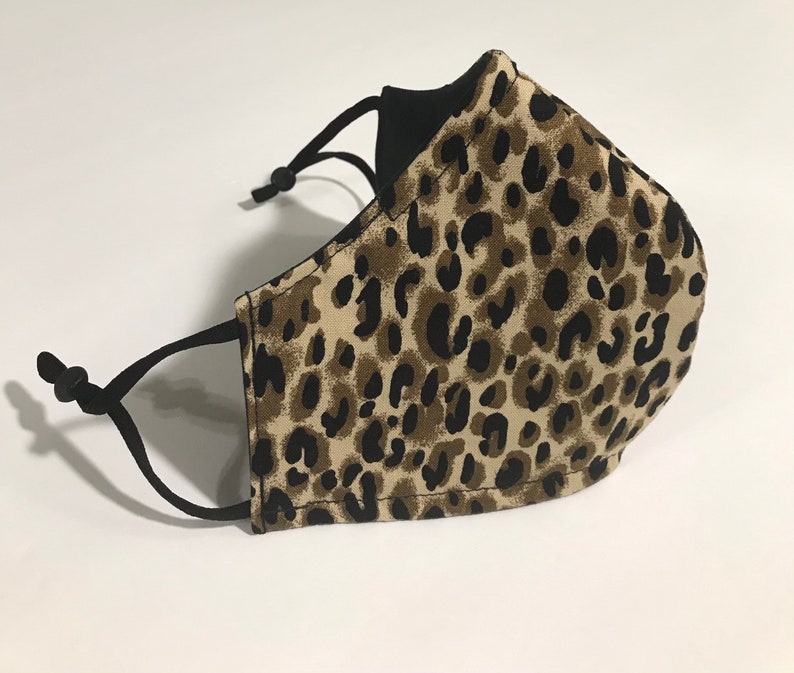 Leopard Prints 3 Layer Reversible Mask With 100% Cotton | Etsy