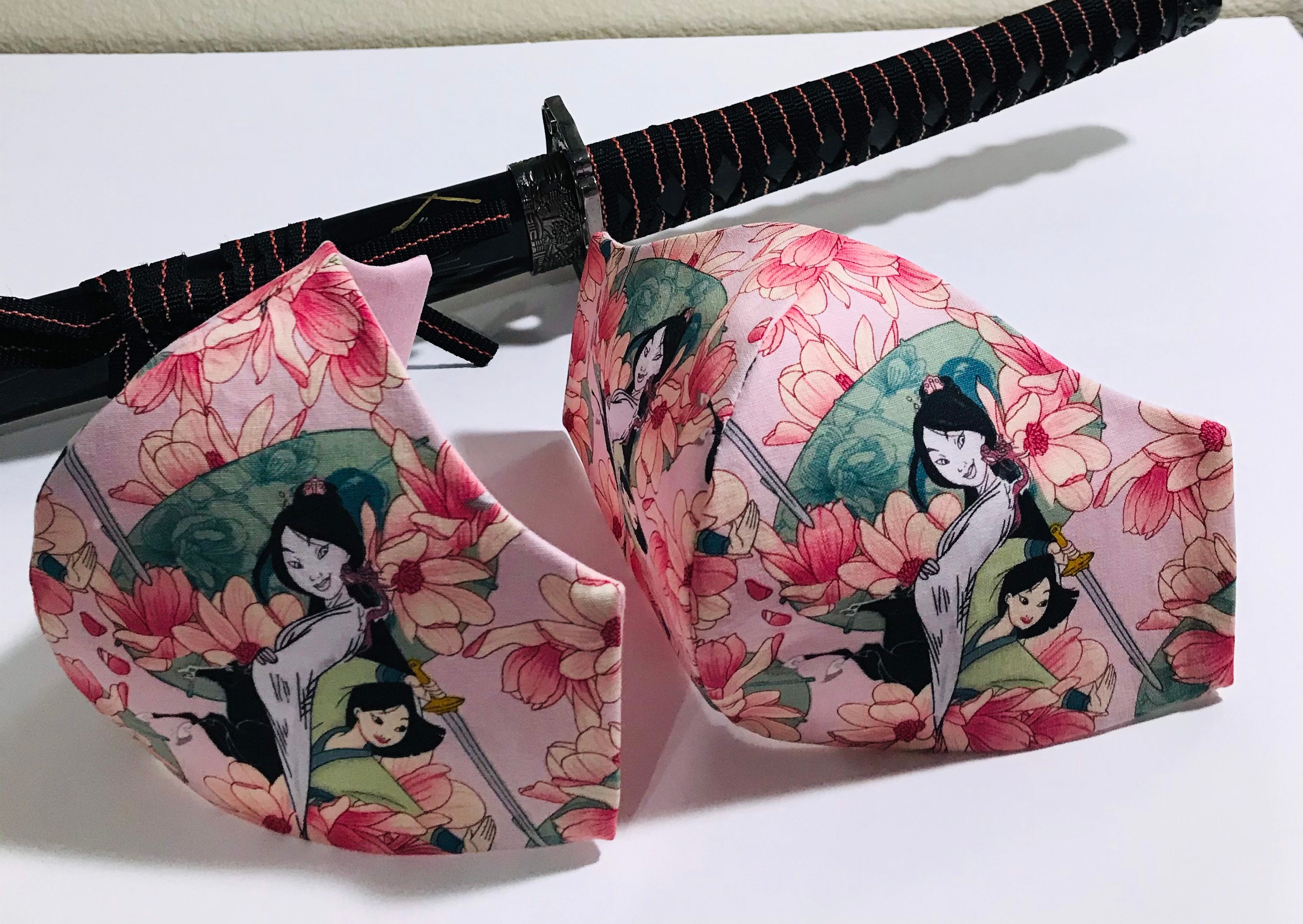 Mulan Disney 3 Layer Reversible Mask With 100% Cotton | Etsy
