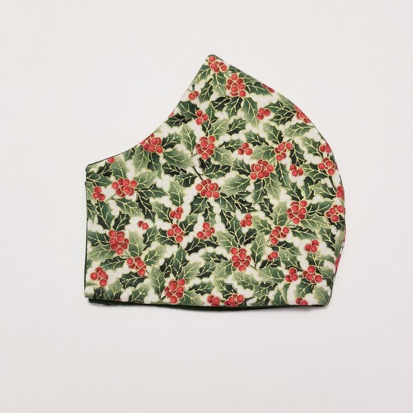 Holly Berry Mask - Etsy