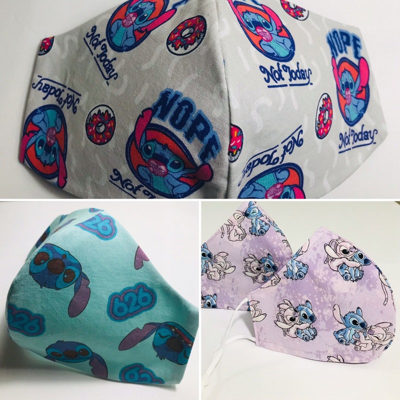 Stitch Face Mask - Etsy