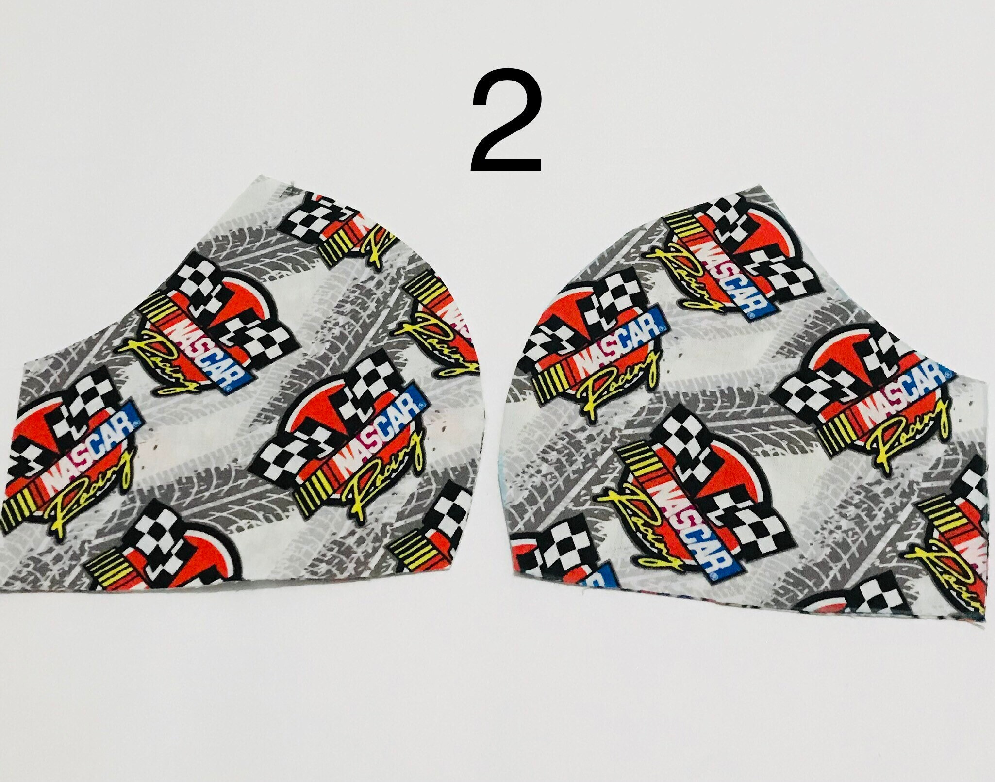 Nascar Speedway Racing 3 Layer Reversible Mask with 100% | Etsy