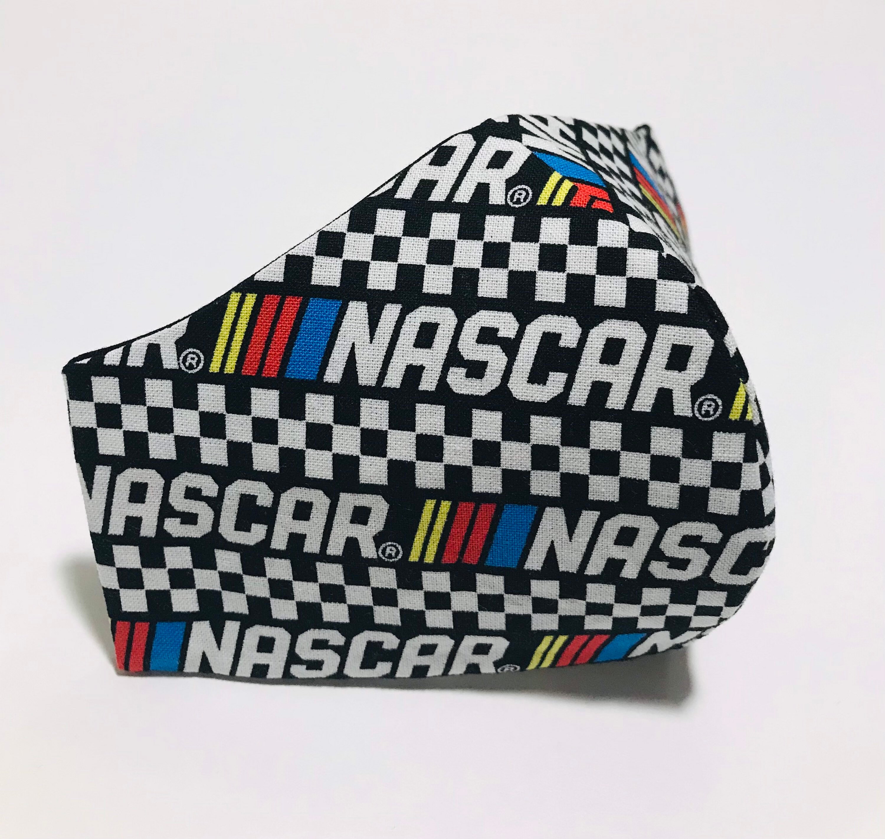 Nascar Speedway Racing 3 Layer Reversible Mask With 100% - Etsy