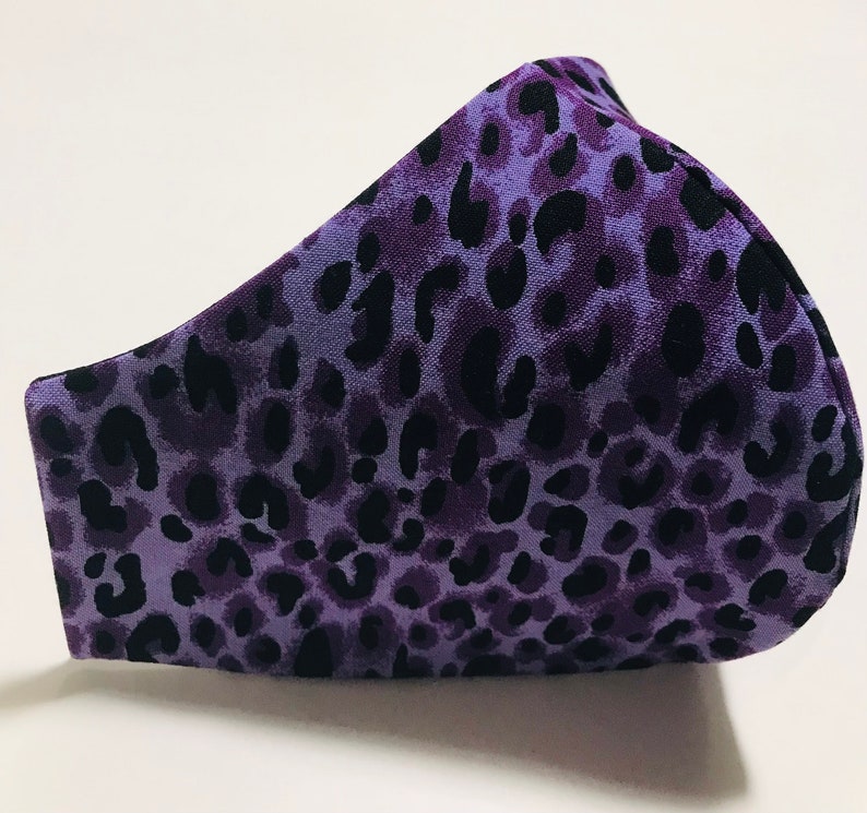 Leopard Prints 3 Layer Reversible Mask With 100% Cotton | Etsy
