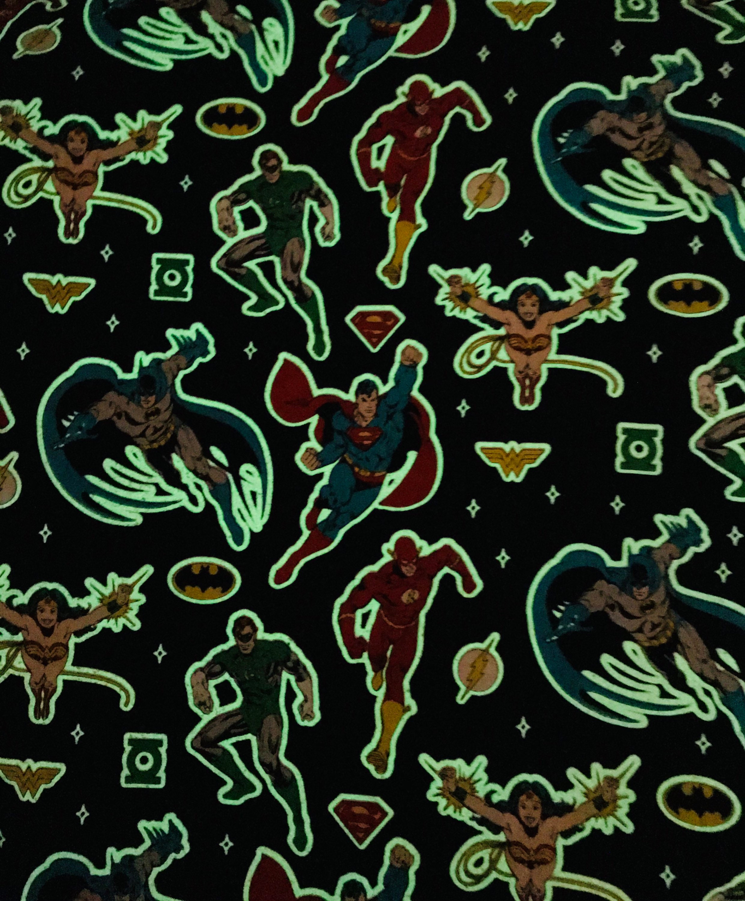 DC Comics Glow in the Dark Wonder Woman Superman 3 Layer | Etsy