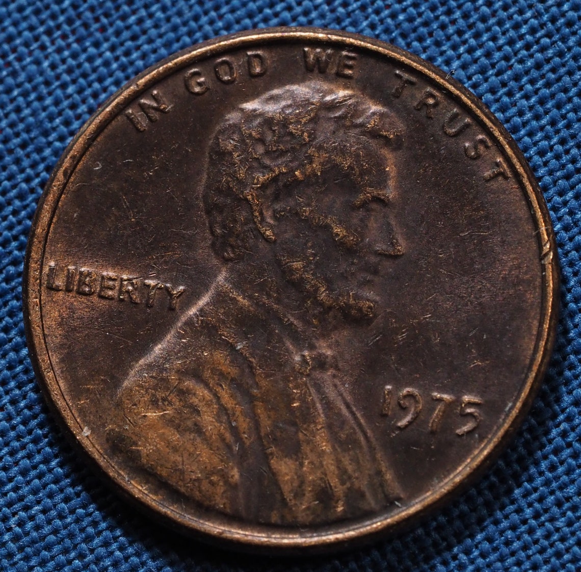 1975 Lincoln Penny 1C Error Coin Etsy