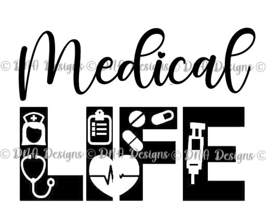Medical Life Svg, Png Digital File - Etsy