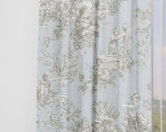 Toile Curtains - Etsy