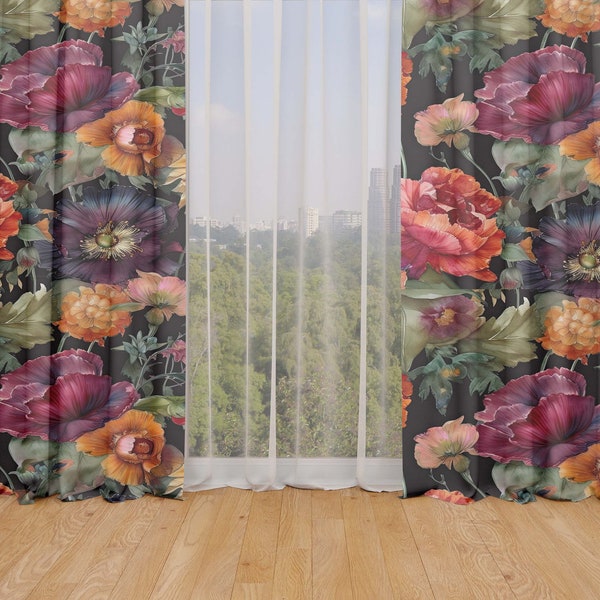 Dark Academia Curtains - Etsy