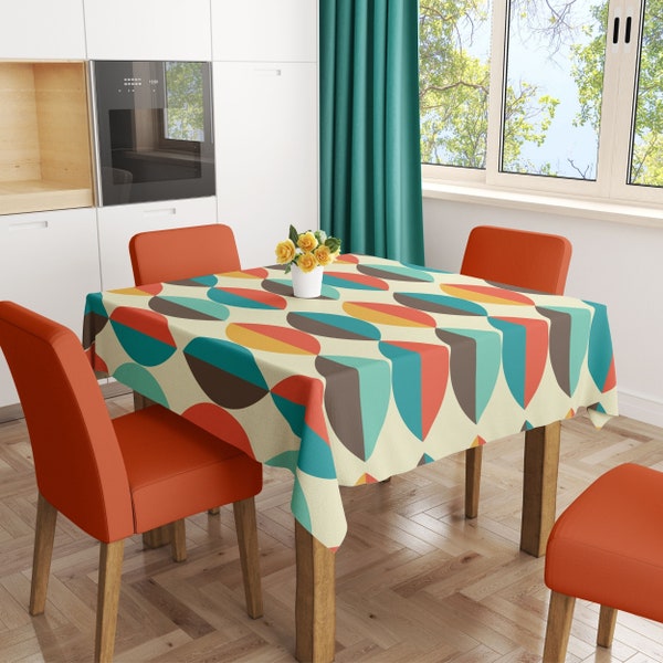 Retro Tablecloth - Etsy