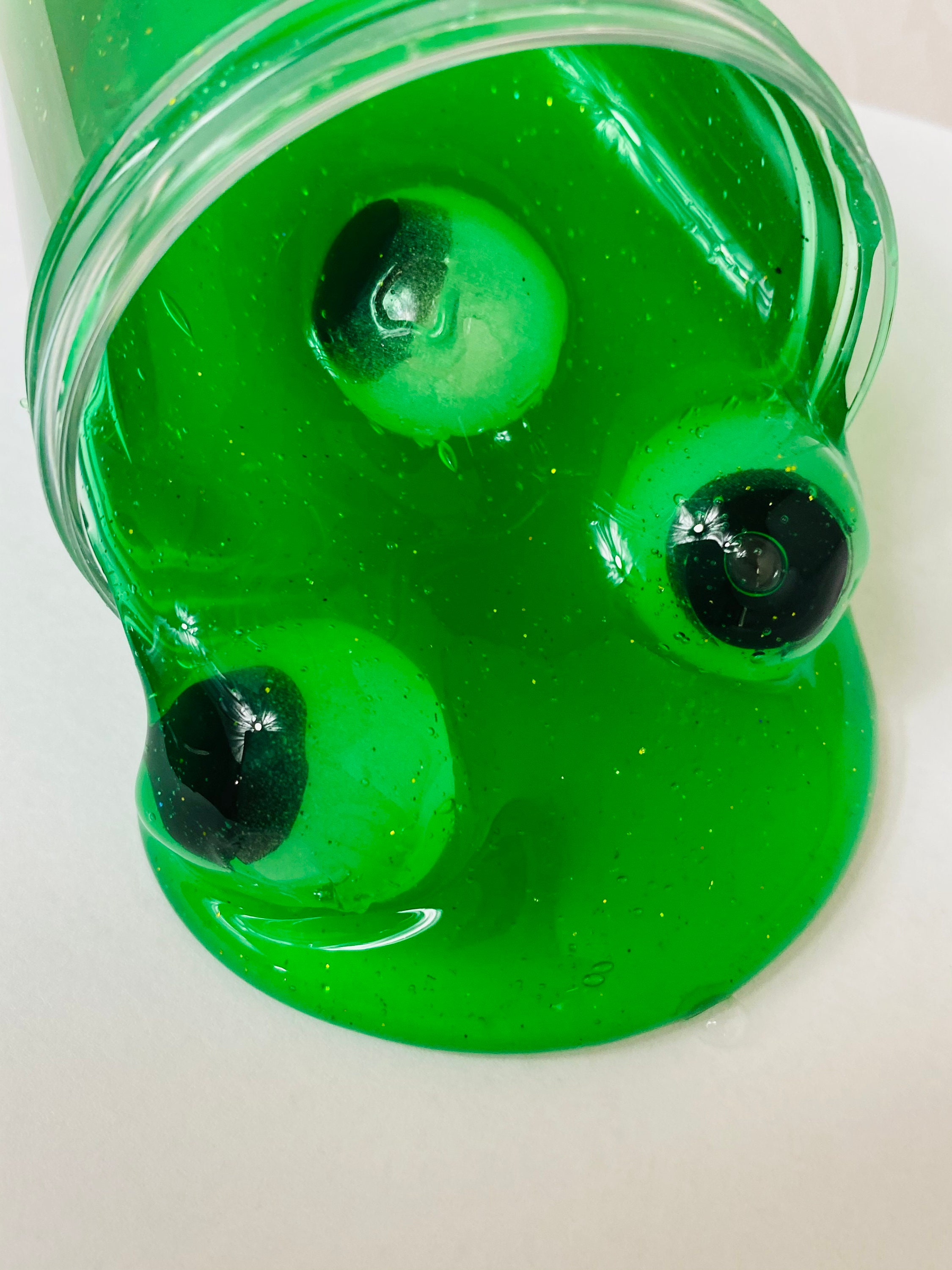 Monster Eye Ball Slime /clear Slime / Green Slime/ Eye Ball | Etsy
