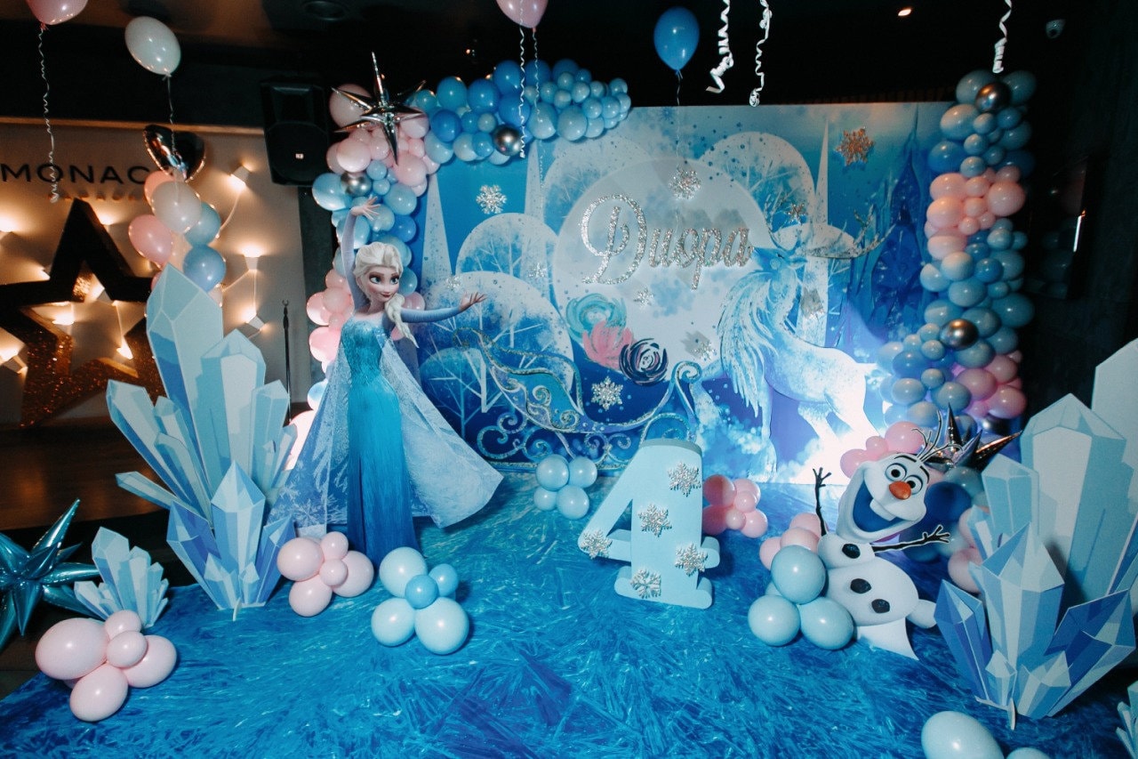 Frozen Backdrop Frozen Birthday Party Frozen Party | Etsy Canada