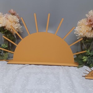 Sun Theme Centerpiece Sign: Baby Shower Birthday Party Decor - Etsy