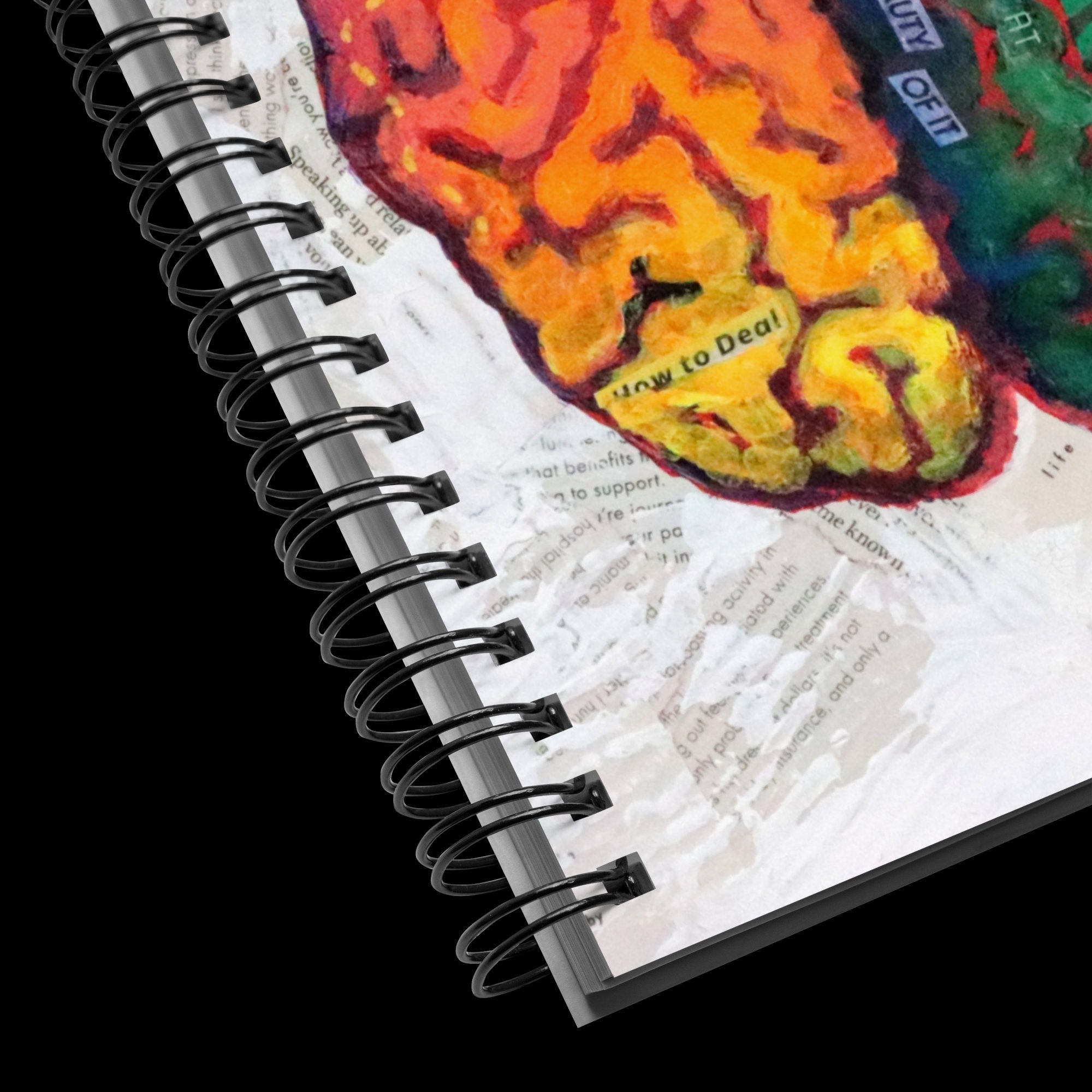 The Brain - Spiral Notebook / Bullet Journal / Sketchbook - Anatomical ...