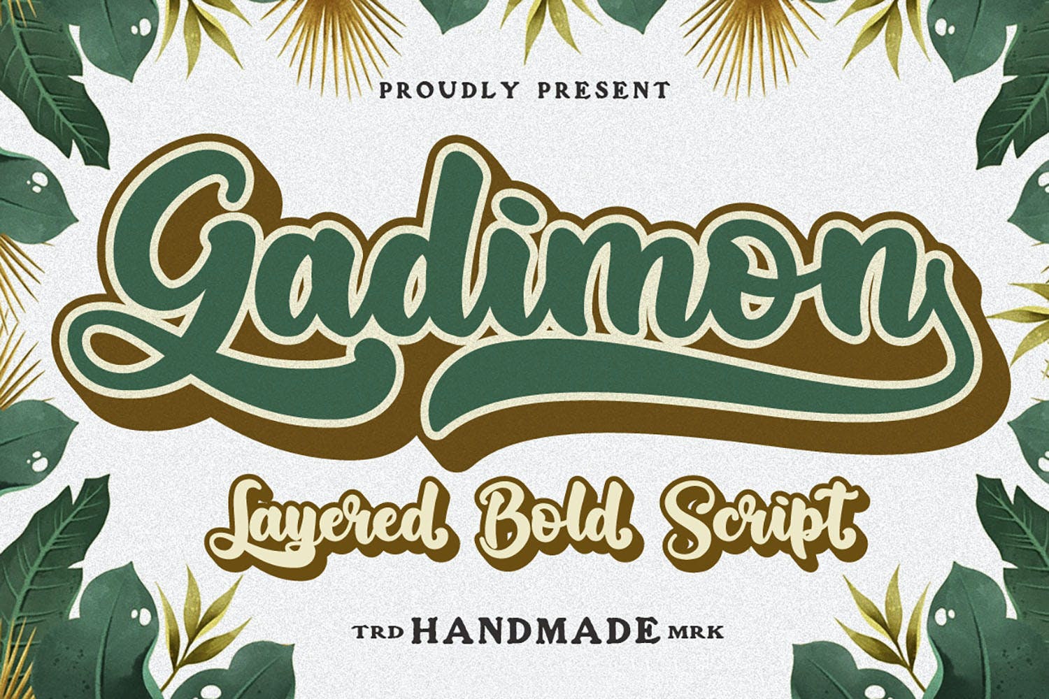 Retro Shadow Font Bold Script Font Casual Font Free Text | Etsy