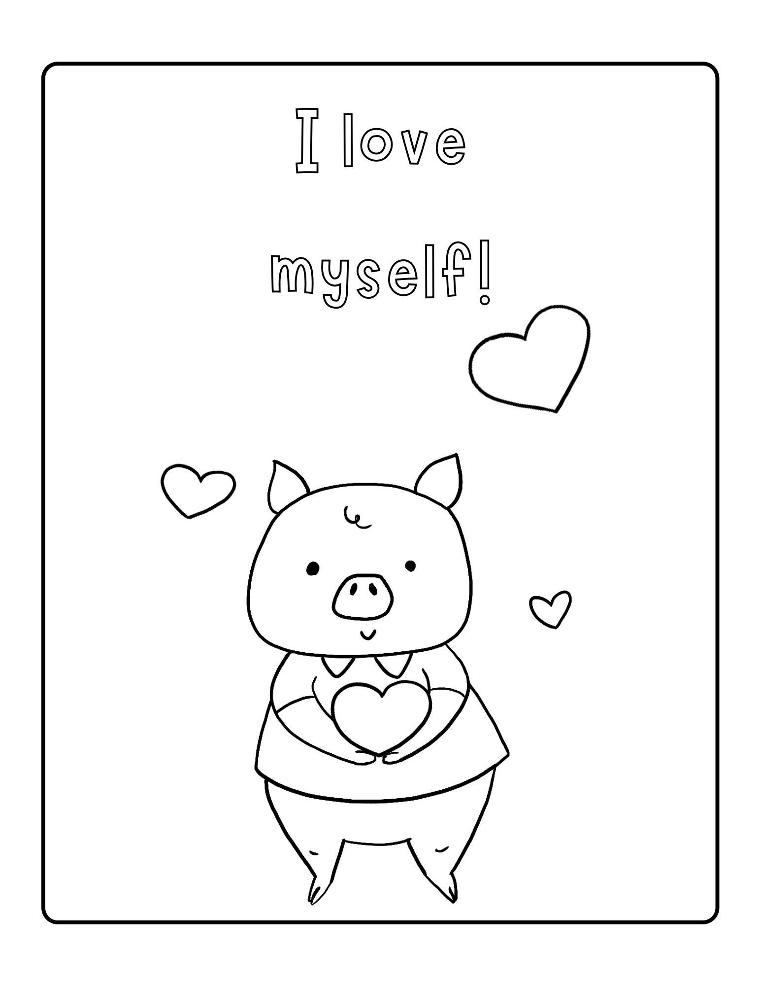 My Positivity Coloring Book - Etsy