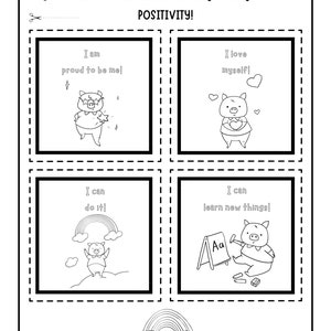 My Positivity Coloring Book - Etsy