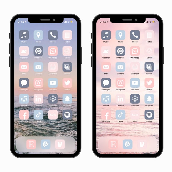 App Icons Sunset - Etsy