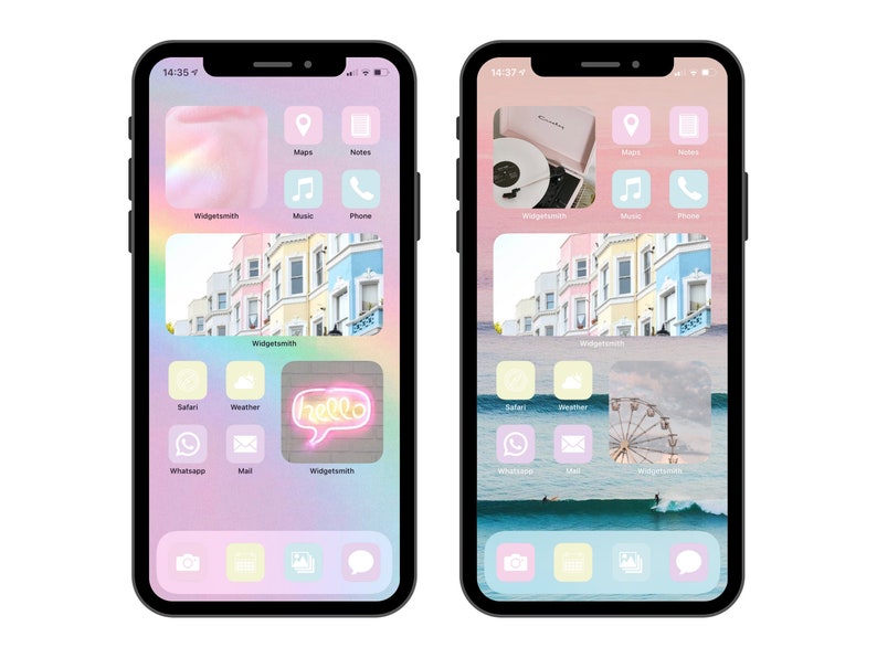 400 Ios 14 Pastel Icons-pastel Ios 14-pastel Yellow Aesthetic-pastel ...