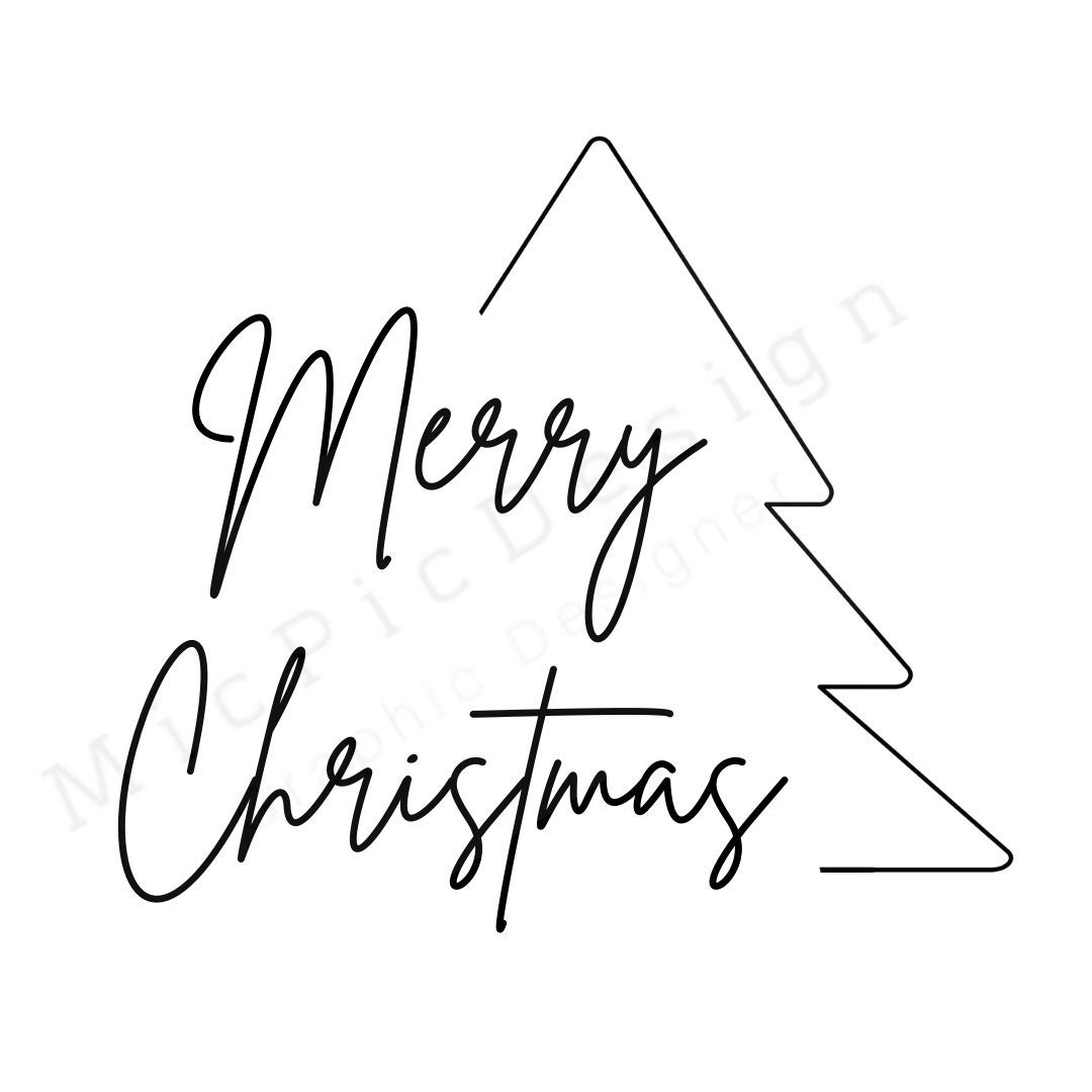 Merry Christmas SVG-downloadable Christmas svg-merry christmas svg sign ...
