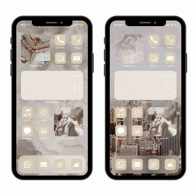 100 Ios 14 Neutral Icons-neutral Aesthetic-ios 14 Neutral-ios 14 ...