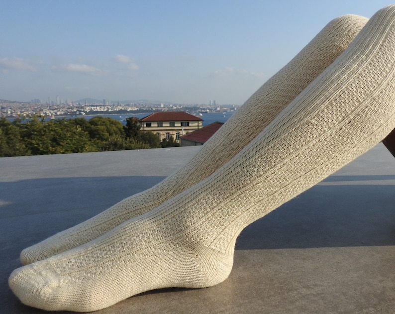 Over Knee %100 Merino Wool Socks | 3 Pairs Pack - Etsy
