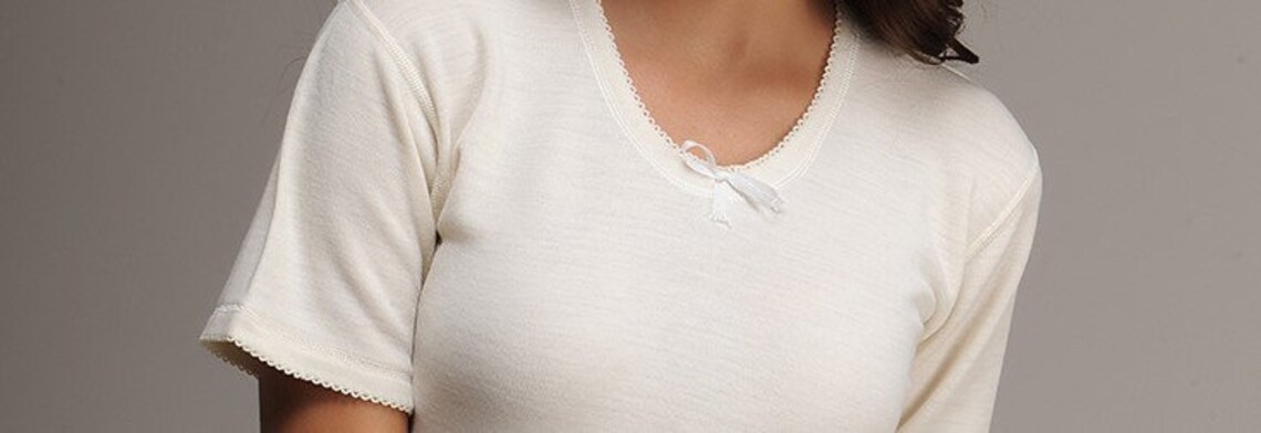 Merino Wool Top - Wool T-shirt - %100 Wool - Natural Warmer - Etsy