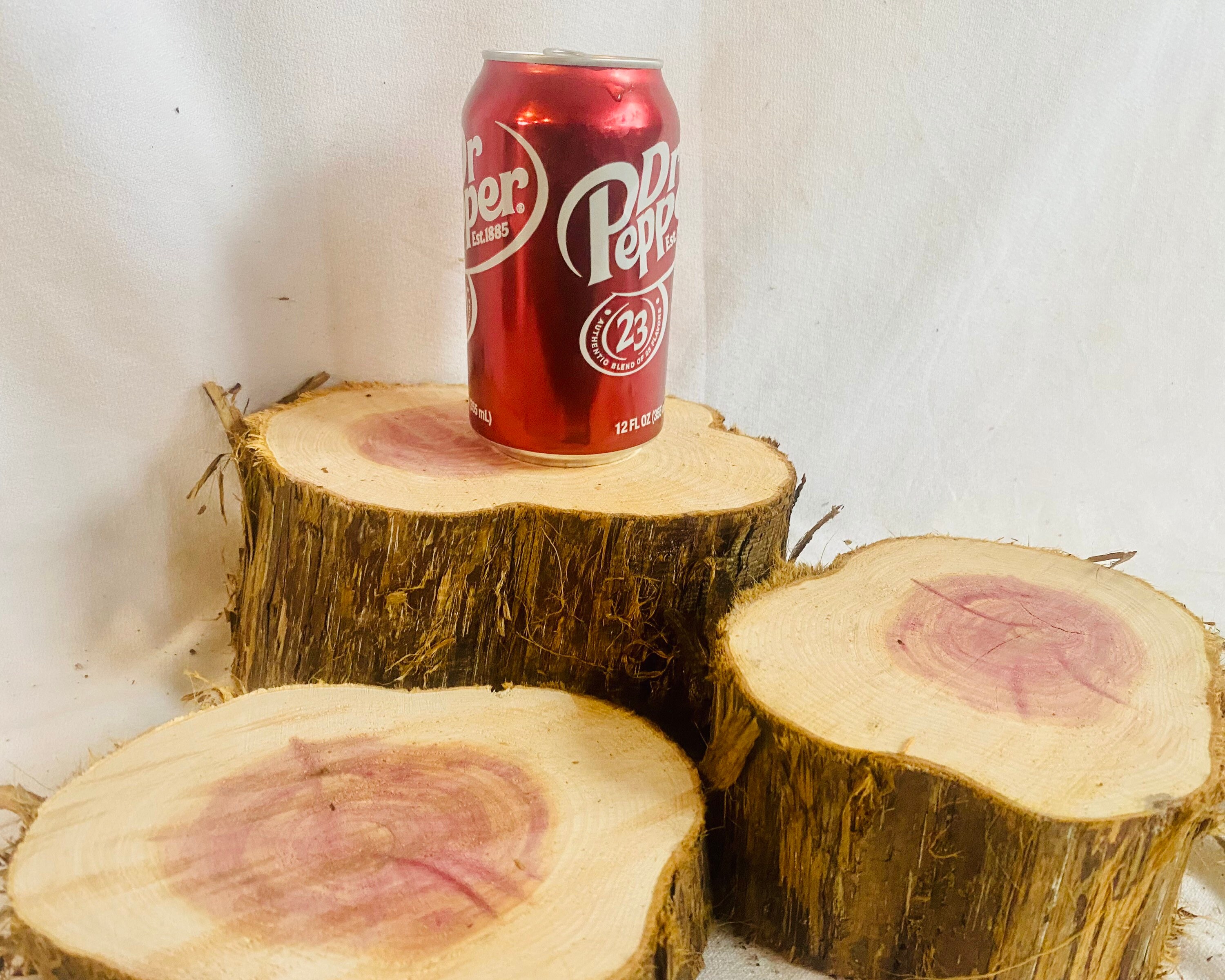 Rustic Cedar Stumps Set of 3 Live Edge Rustic Cedar Risers - Etsy