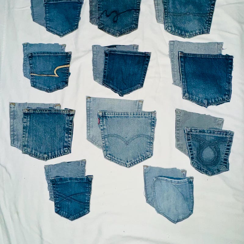 Denim Pockets - Etsy