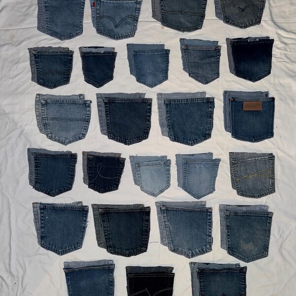Denim Pockets - Etsy
