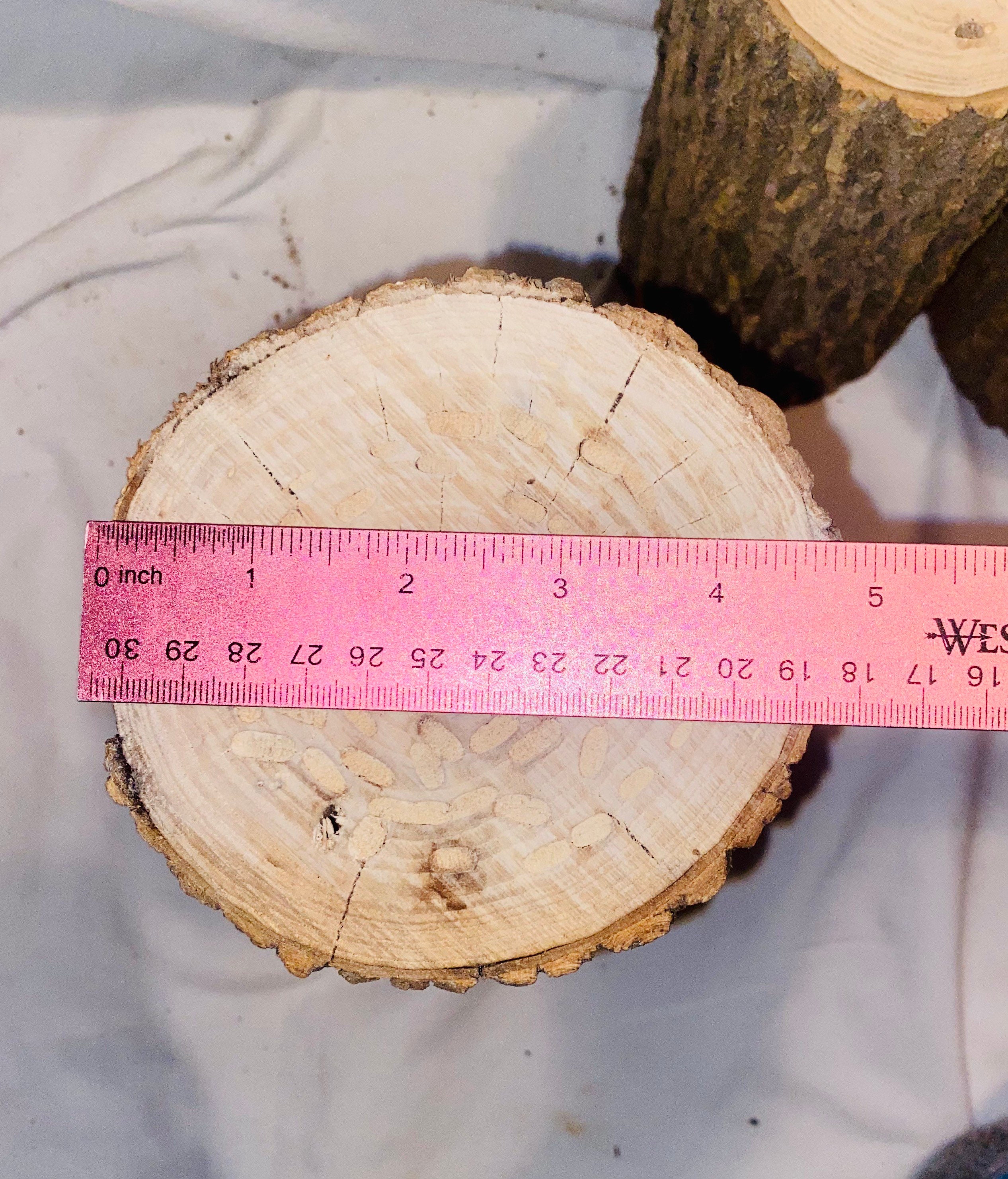 Rustic Wood Log Stumps Set of 3 Large Rustic Wood - Etsy