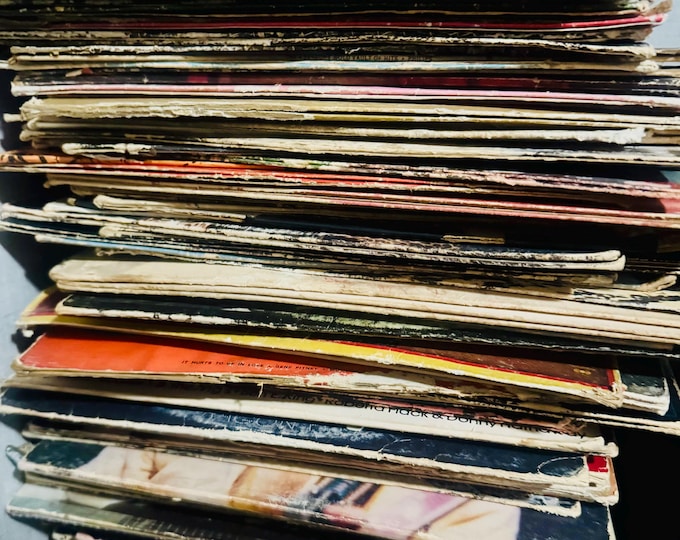 Vintage Vinyl Records: Random Genre Mix, Lot of 10 (12 Inch) - Etsy