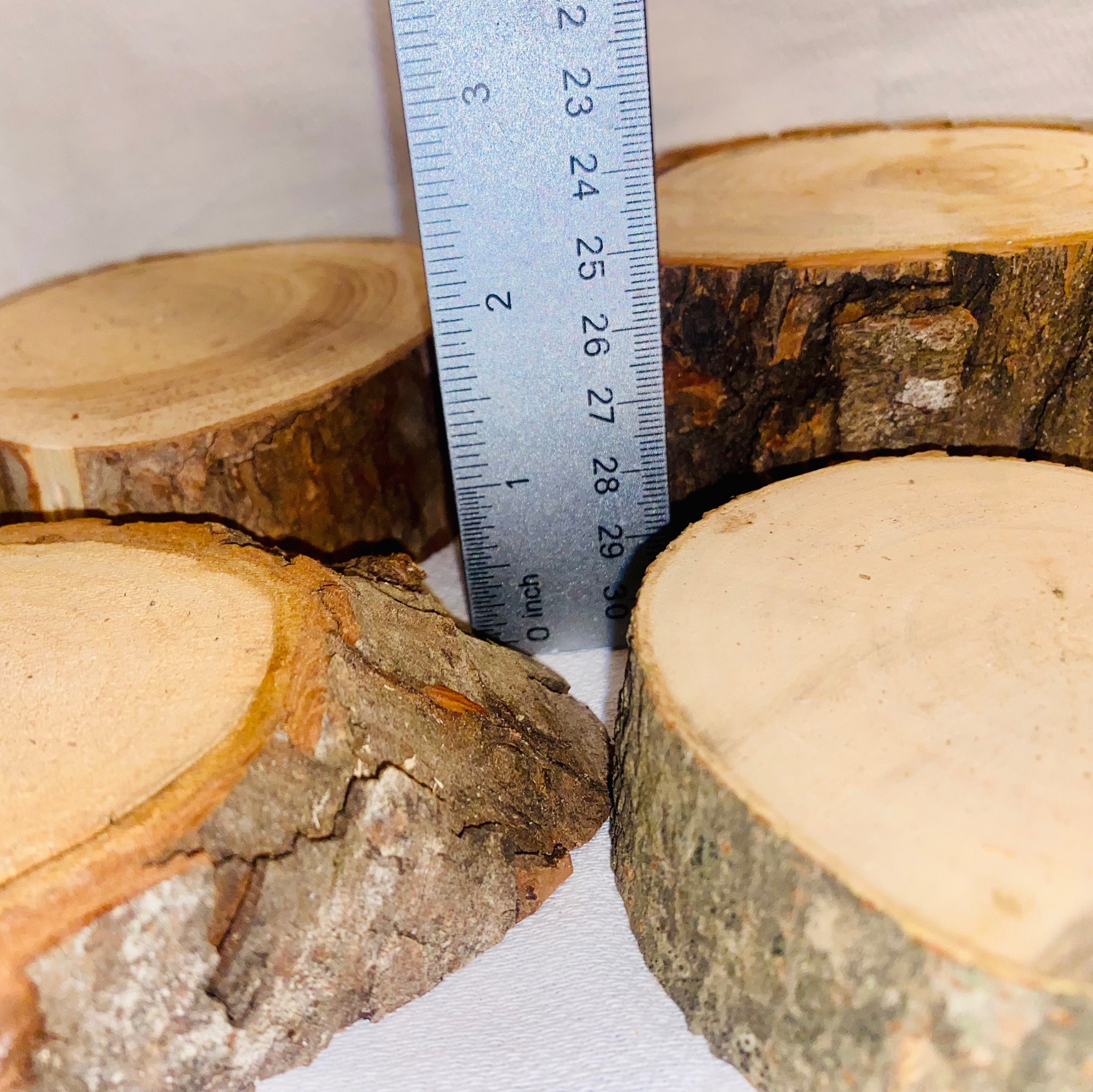 Live Edge Log Stumps Set of 10 Assorted Types Rustic - Etsy