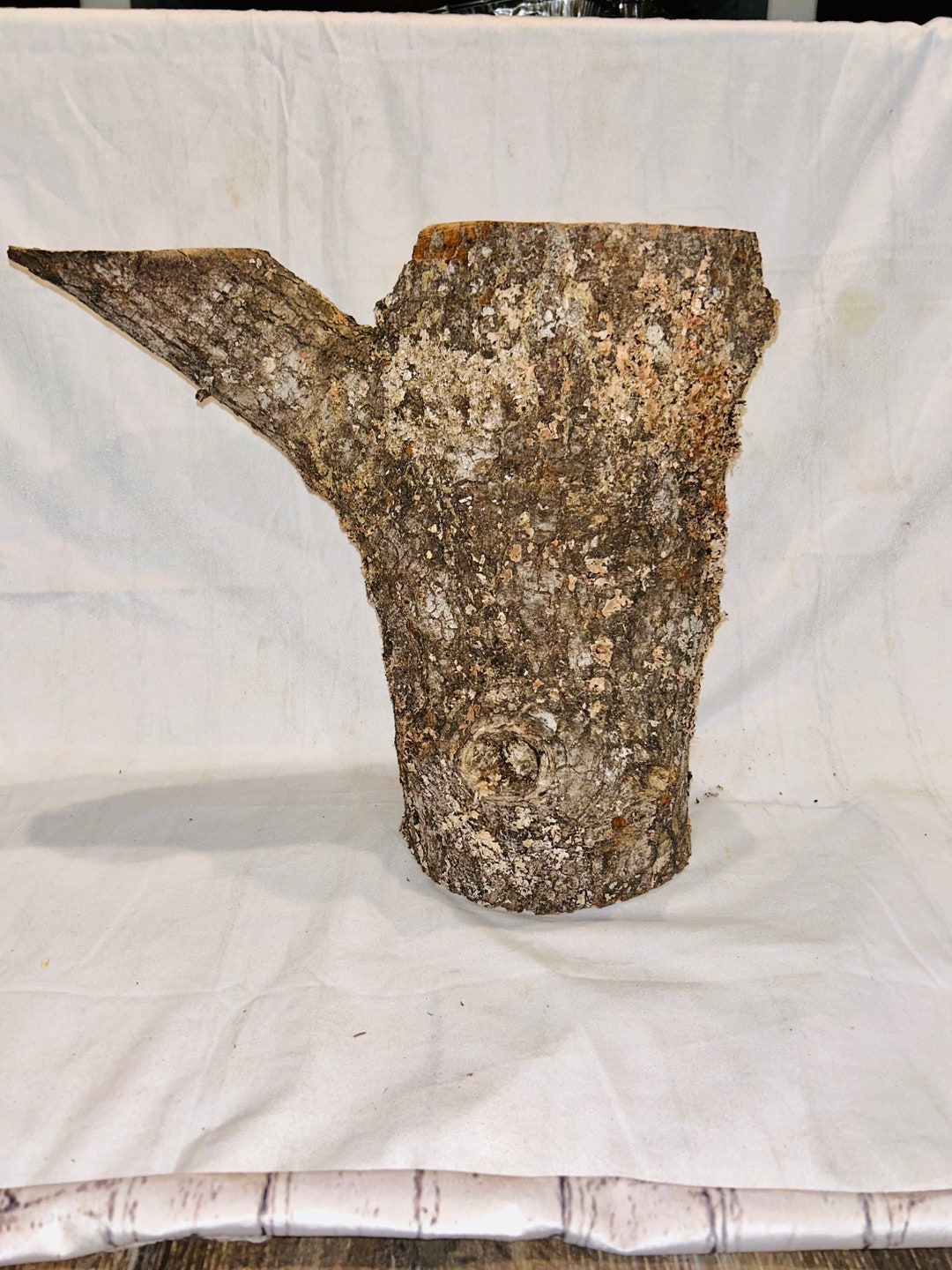 Rustic Wood Stump Tree Stump Terrarium/fairy Garden Decor Unique Stump ...