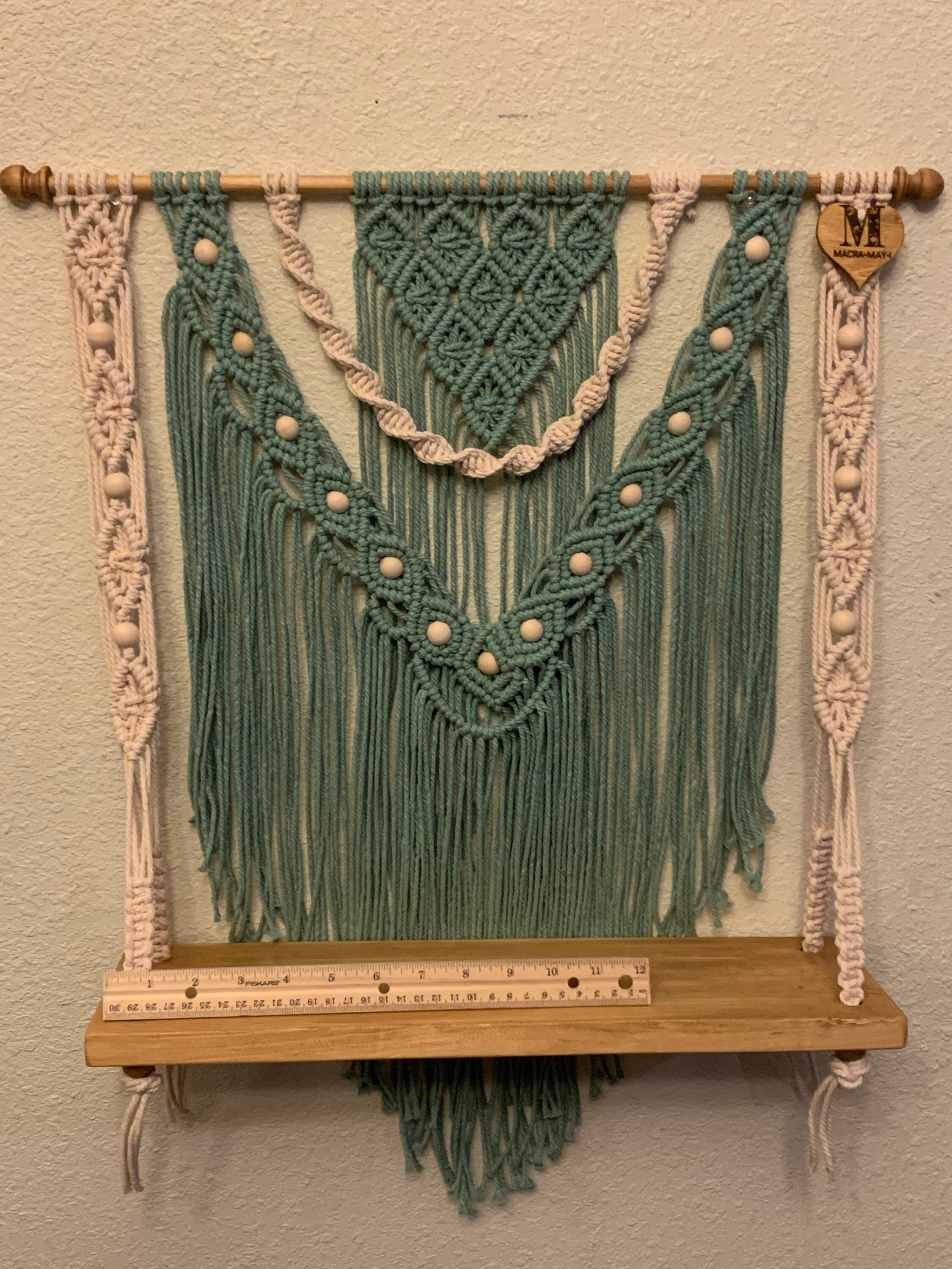 Macrame Shelf - Etsy