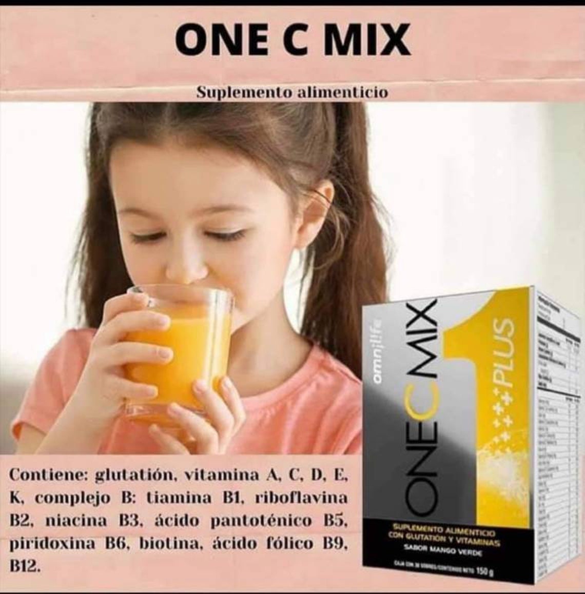 Omnilife One C Mix Plus Box with 30 Sachets 150g | Etsy