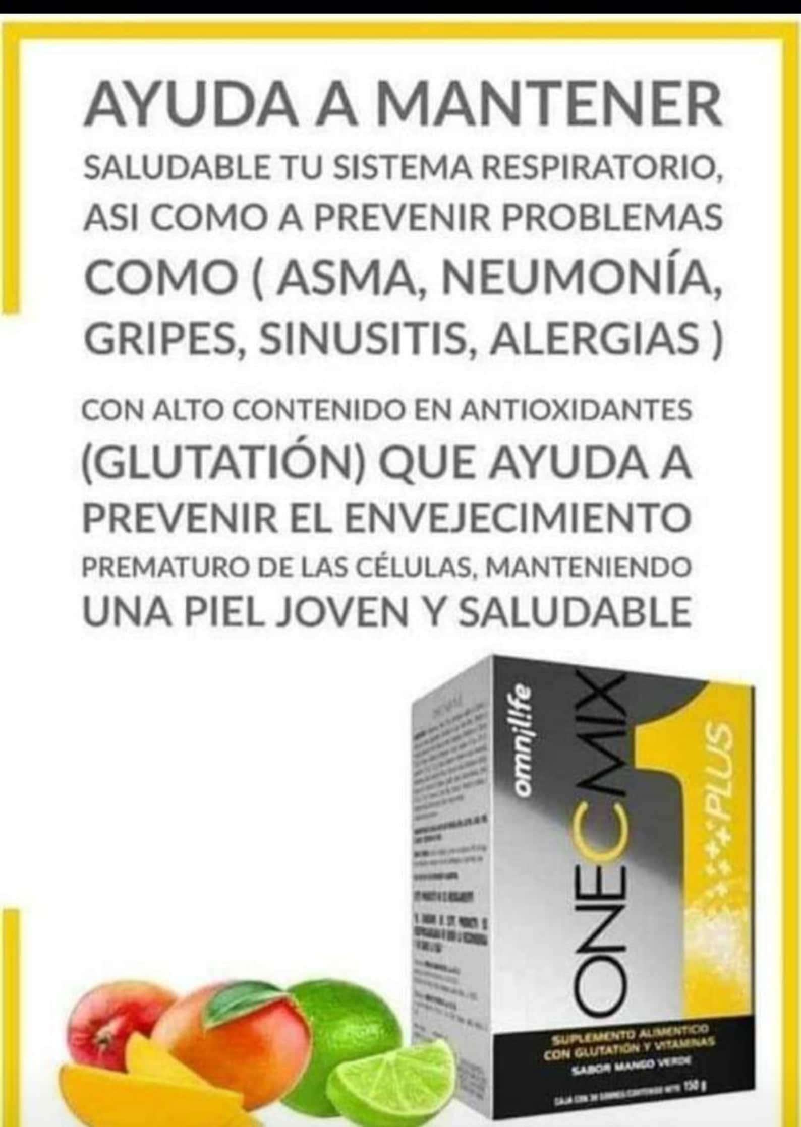 Omnilife One C Mix Plus Box with 30 Sachets 150g | Etsy