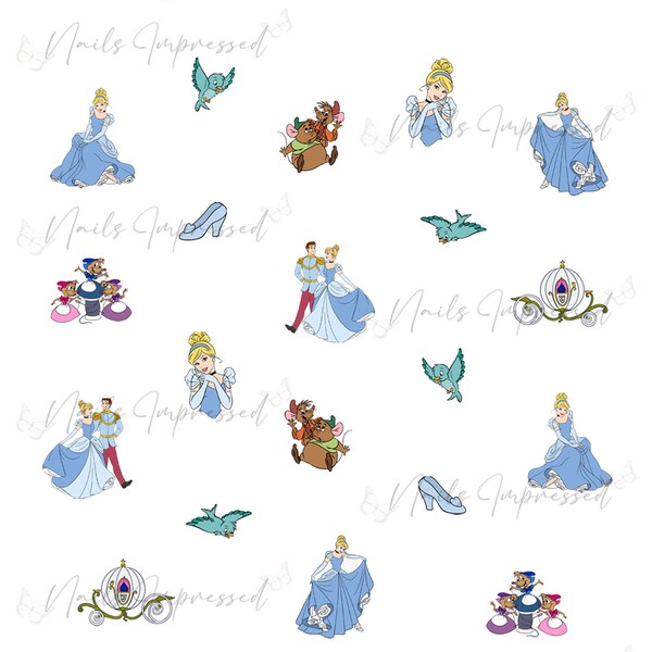 Cinderella Stickers - Etsy