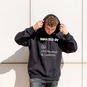 Wanted by HMRC Fancy Dress Gag Meme T Shirt Unisex Mens Womens Gift ...