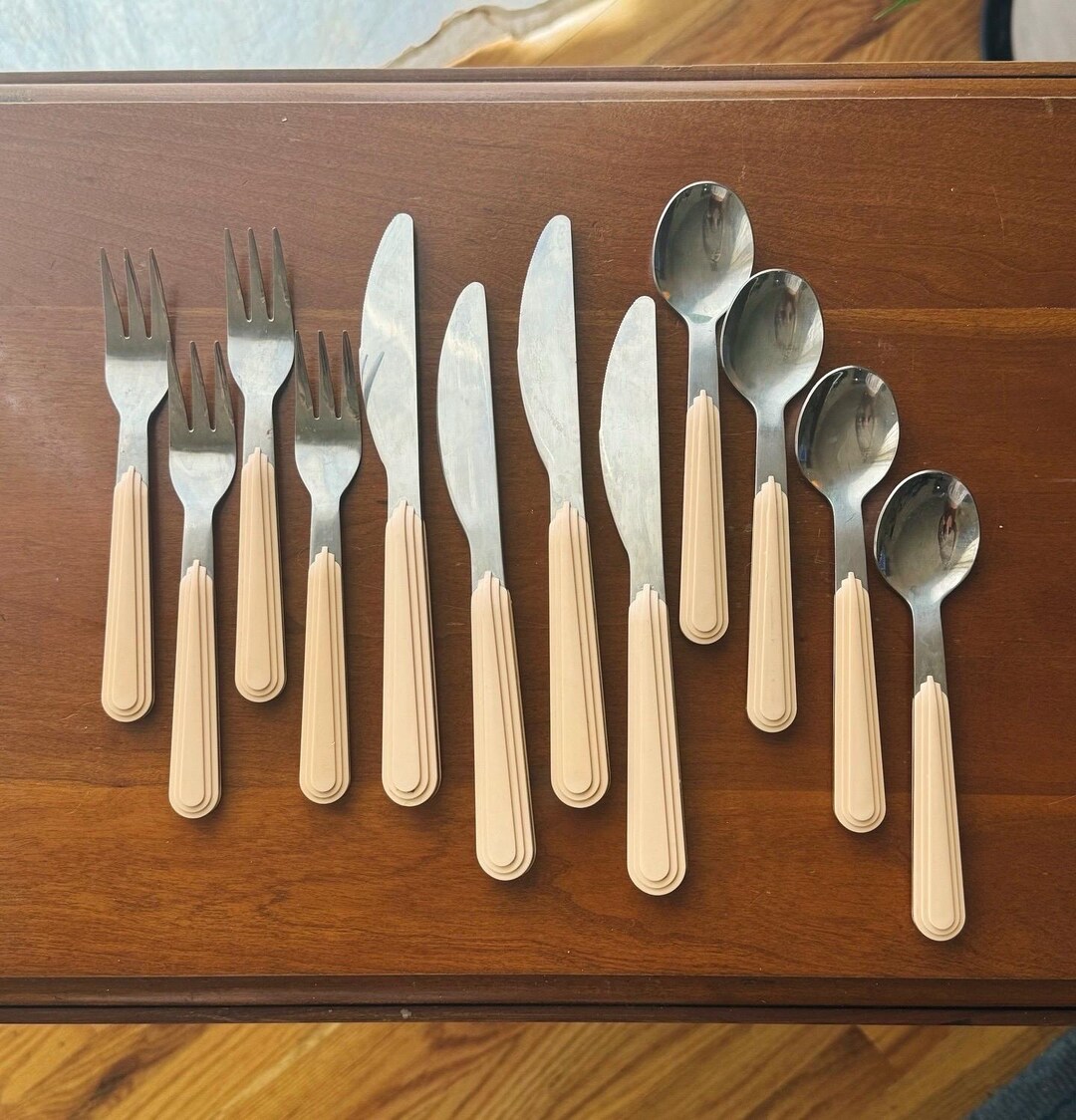 Art Deco Style Silverware Set - Mid Century Modern Decor - Etsy