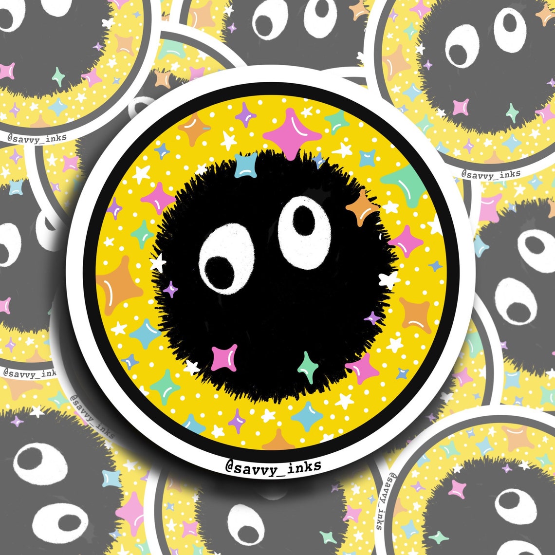 Spirited Away Dust Sprite Sticker - Etsy