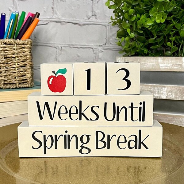 Countdown Blocks - Etsy