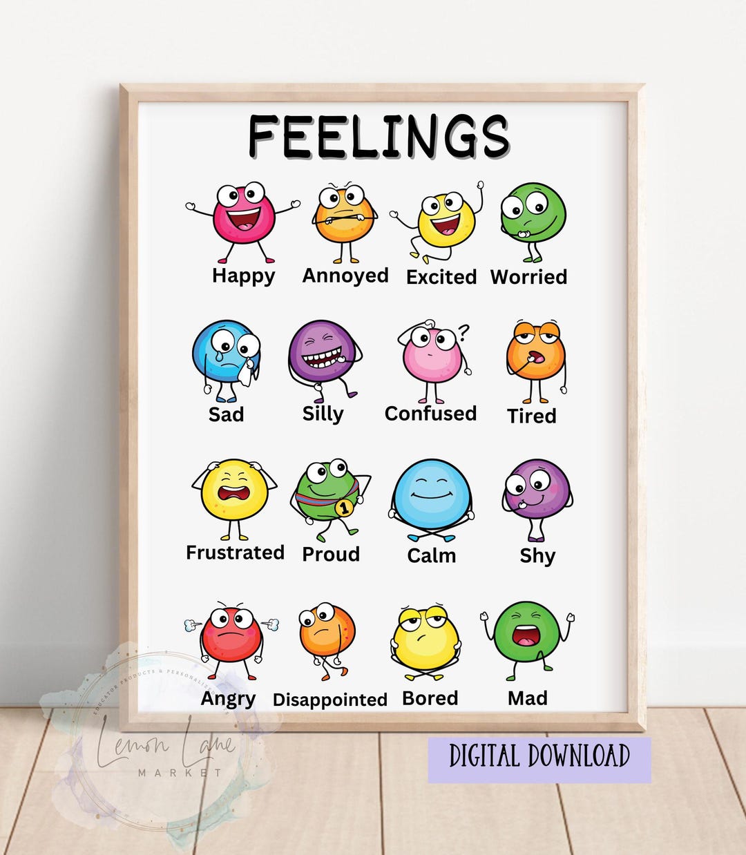 Digital Emotions Chart, Calming Corner Classroom, Toddler Feelings ...