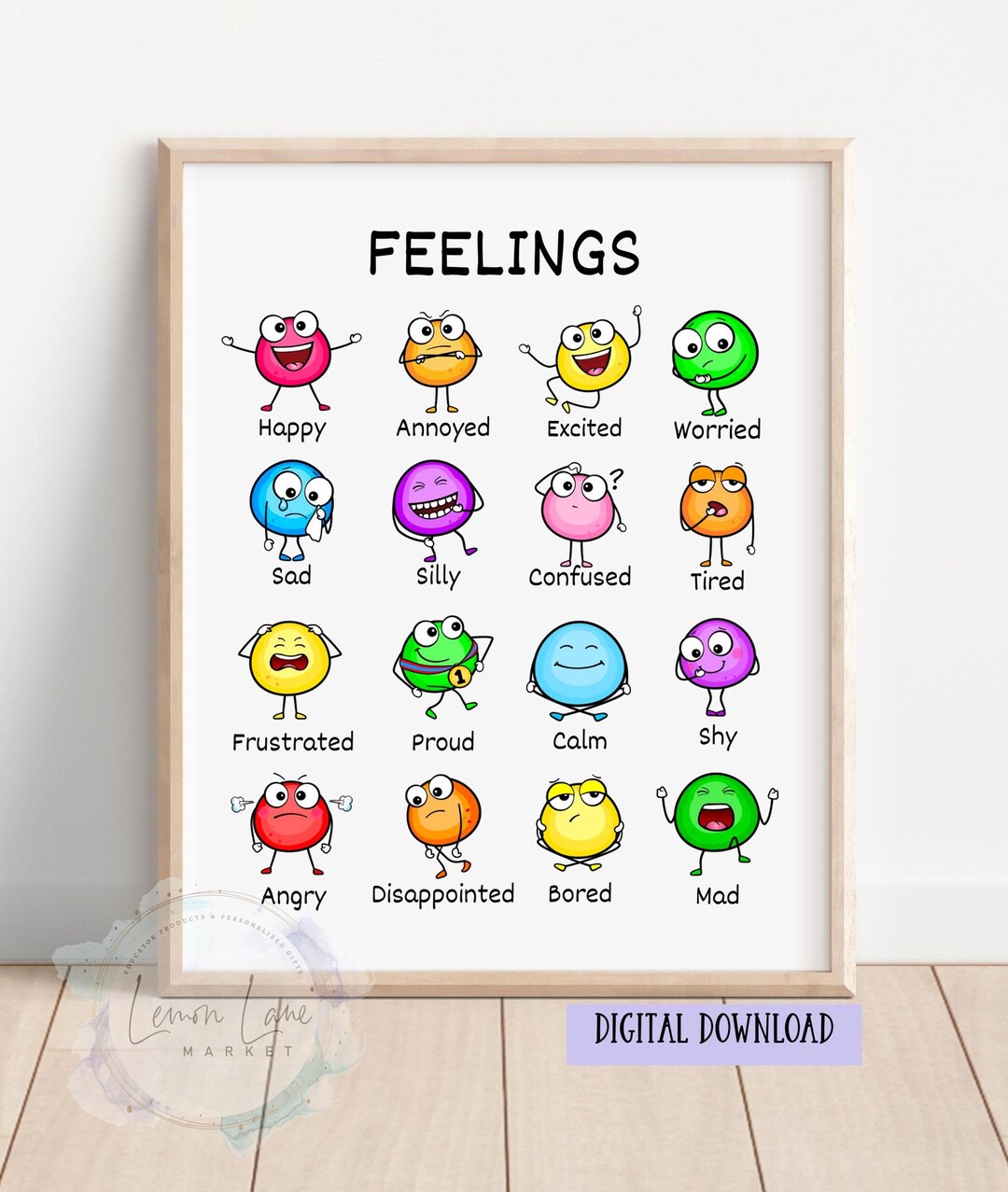 Digital Emotions Chart, Calming Corner Classroom, Toddler Feelings ...