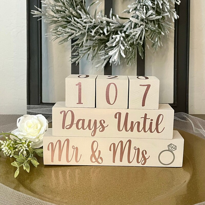 Countdown Blocks - Etsy