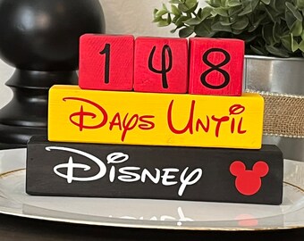 Days Until Disney Script Countdown - Etsy
