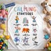 Calming Strategies Classroom Poster, Homeschool Decor, Special ...