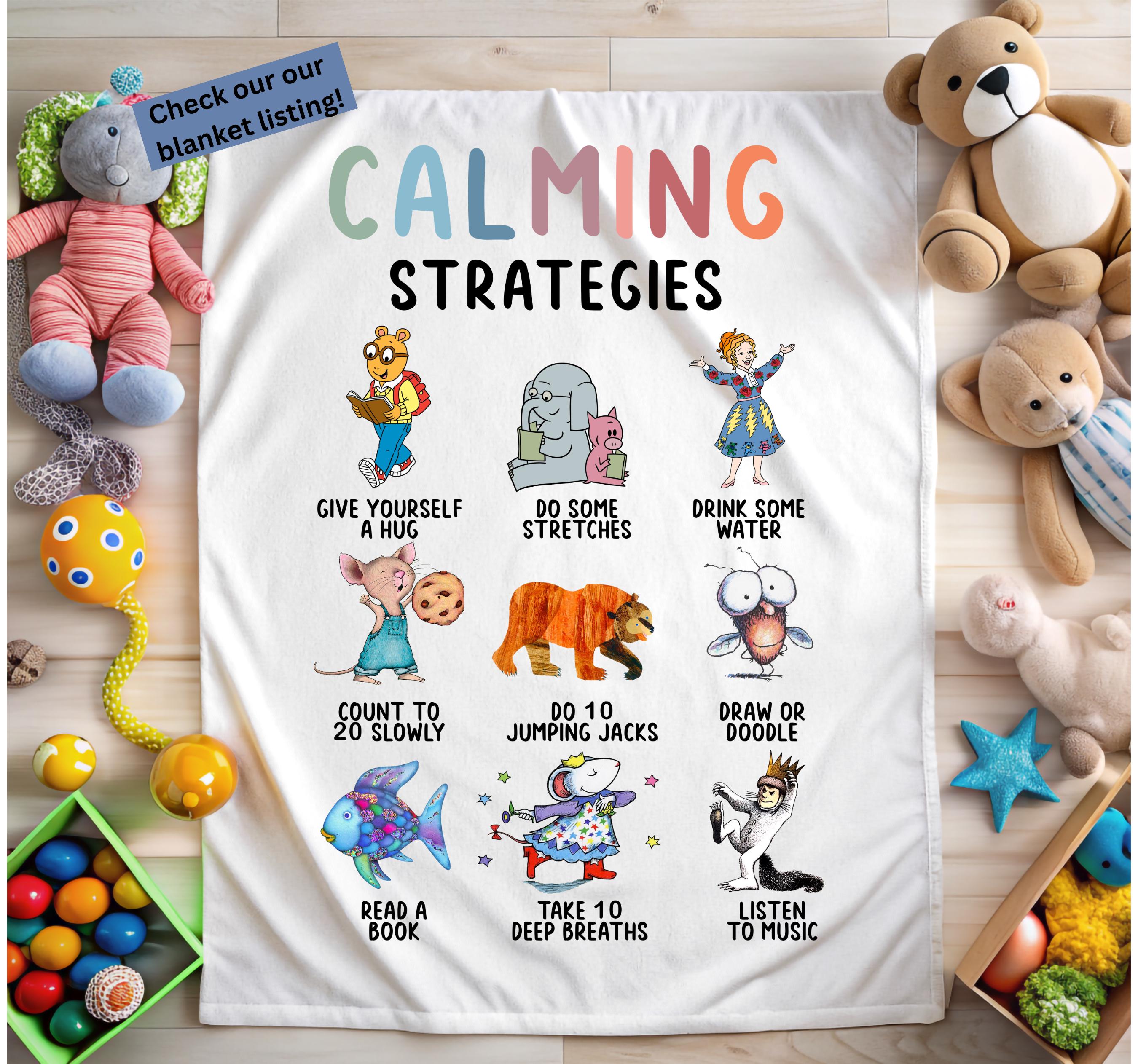 Calming Strategies Classroom Poster, Homeschool Decor, Special ...