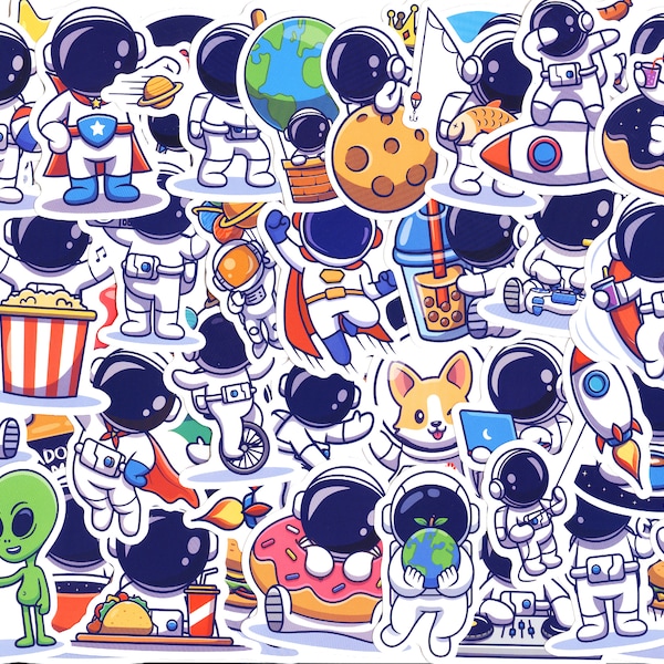 Space Stickers - Etsy