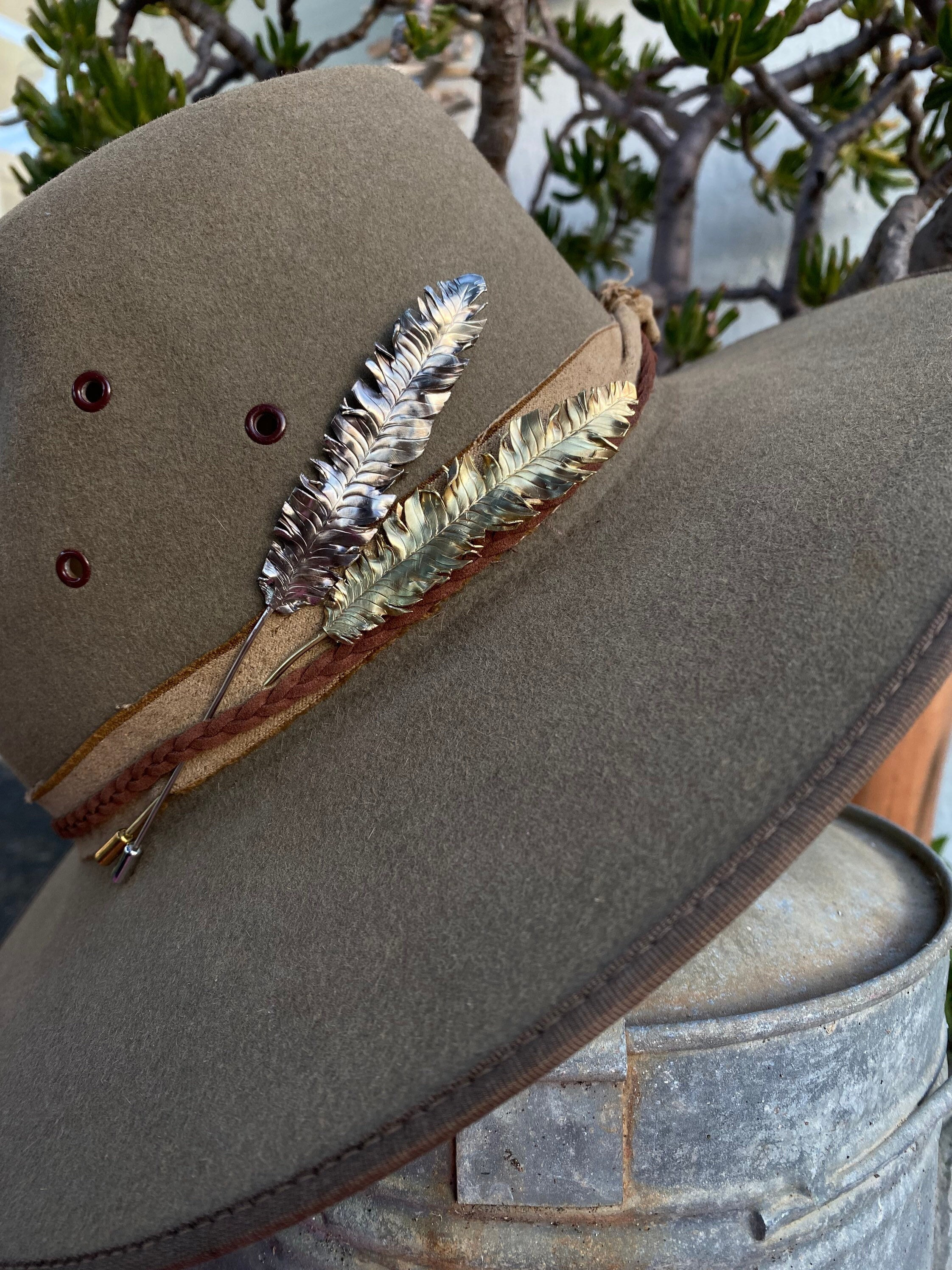 Feather Hat Pin/ Lapel Pin - Etsy